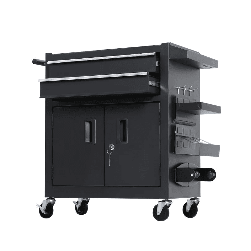Mesa auxiliar de trabajo con accesorios – Viuda Negra Premium Supply